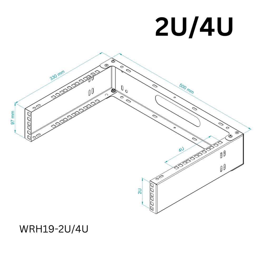 19" Wall Mounted Rack Handle 2U-6U – Stalflex-UK